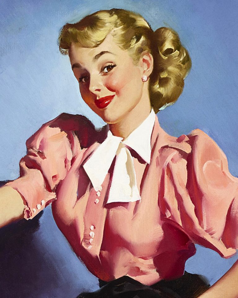 Portraits de Pin-ups par Gil Elvgren (1) - Photoshoplus