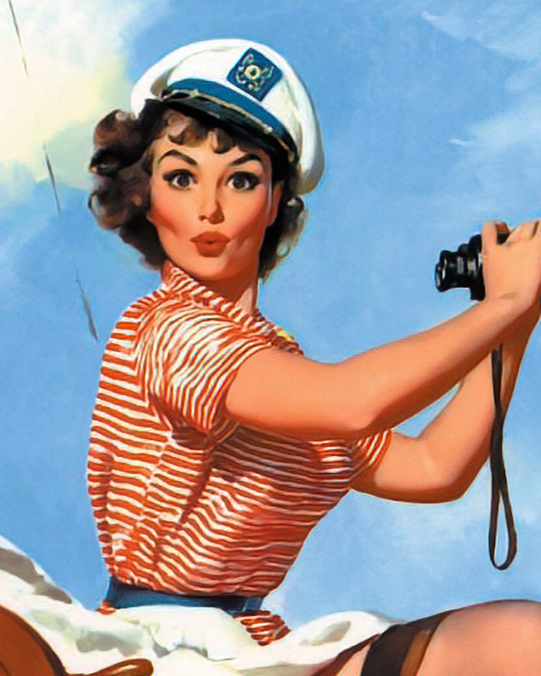 Portraits de Pin-ups par Gil Elvgren (1) - Photoshoplus