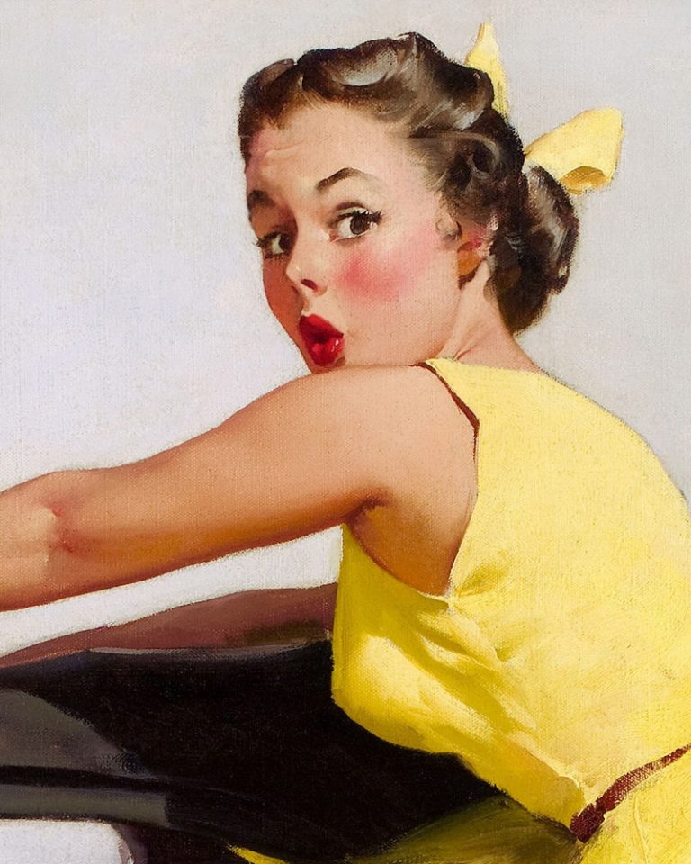 Portraits de Pin-ups par Gil Elvgren (1) - Photoshoplus