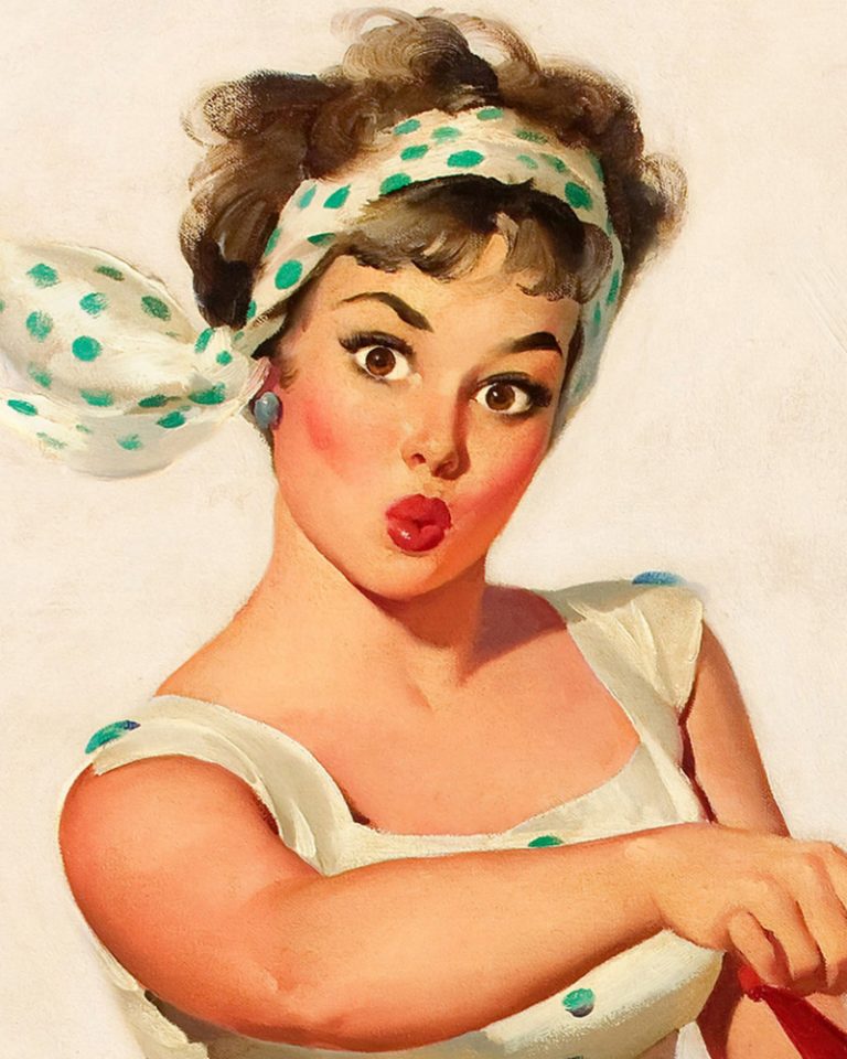 Portraits de Pin-ups par Gil Elvgren (1) - Photoshoplus