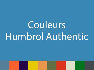 Couleurs Humbrol Authentic – Photoshoplus